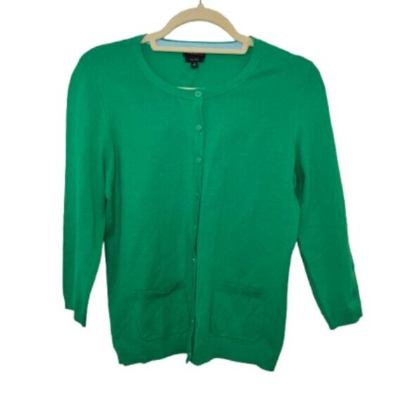 Talbots | Sweaters | Nwt Talbots Kelly Green Cardigan Size Small | Poshmark